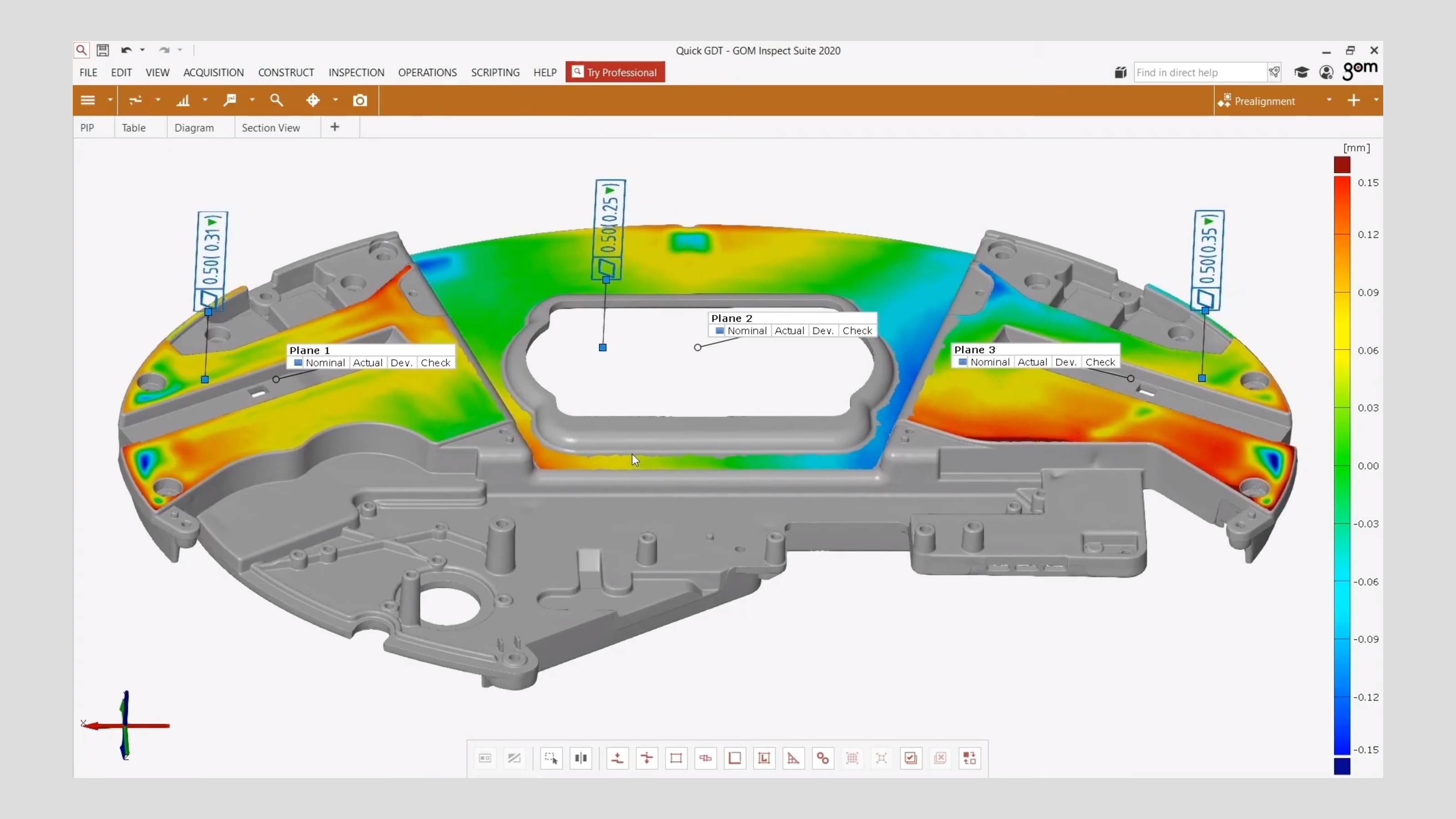 GOM Inspect 3D scanning software | 3Dees